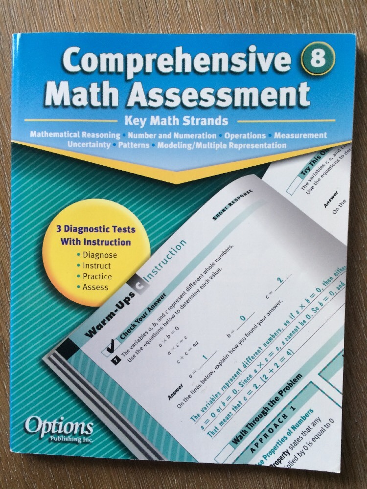 Comprehensive Math Assessment Options Publ Homeschool 8 Key Math ...