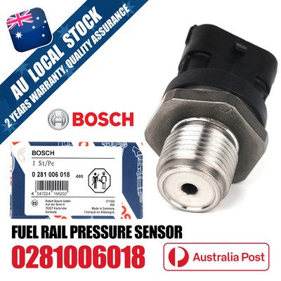 1X NEW BOSCH Fuel Rail Pressure Sensor For FORD RANGER PJ, PK 3.0L WEAT ...