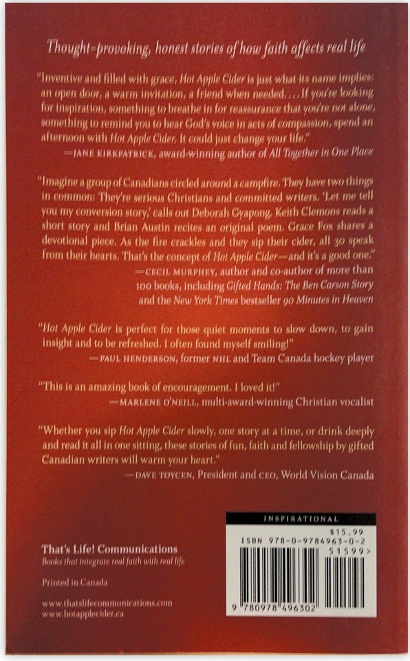 Hot Apple Cider : Words to Stir the Heart and Warm the Soul by ...