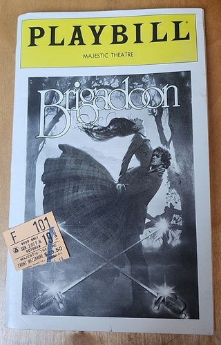 Broadway Playbill - Brigadoon - Majestic Theatre - Oct 16, 1980 opening night | eBay