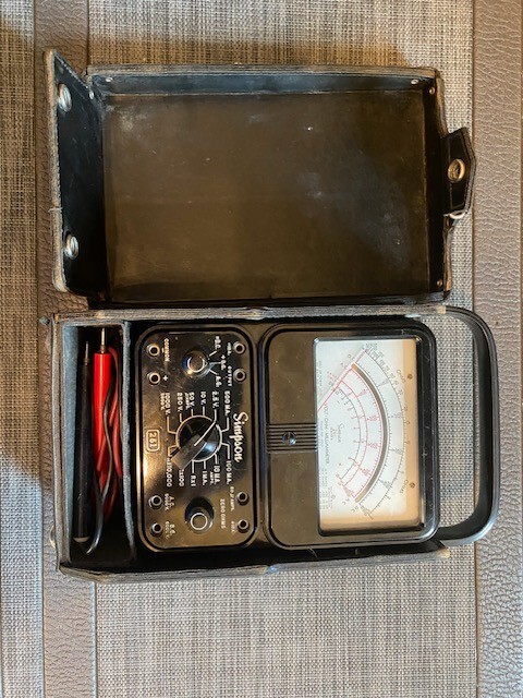 Simpson Multimeter 261 Series 2 Vintage With Original Case. Tested | eBay