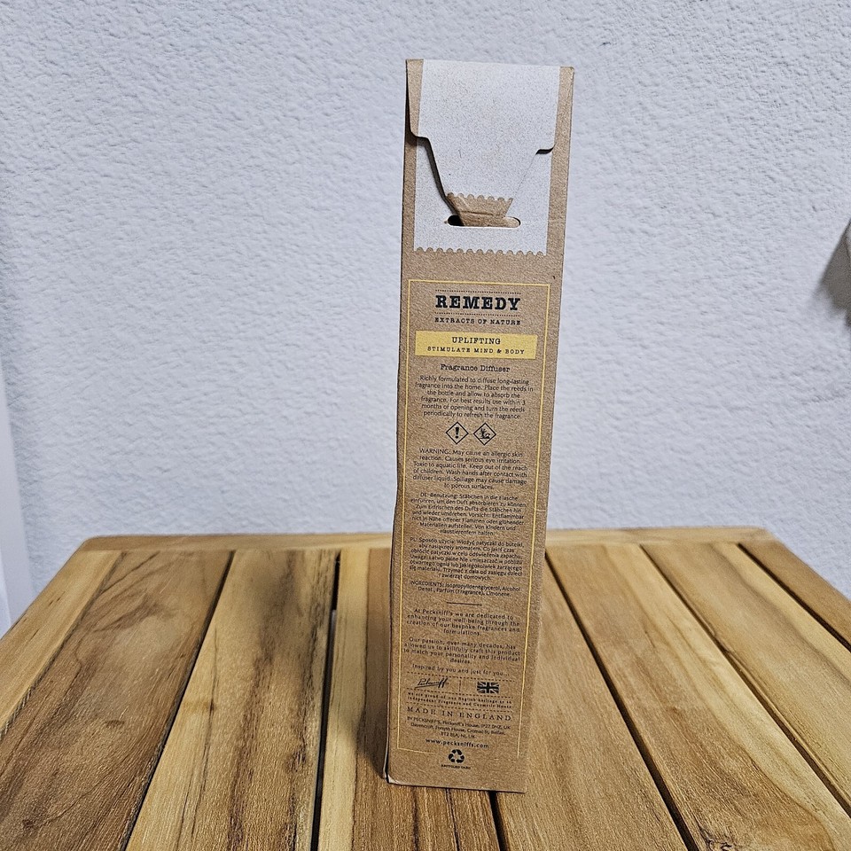 Pecksniffs Reed Diffuser Fragrance Remedy Uplifting Stimulate Mind ...