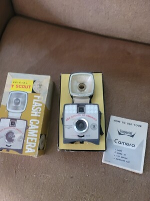 Vtg Official Boy Scouts Of America Flash Camera With Box And ...