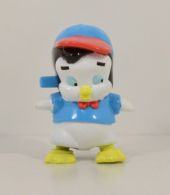 RARE 1997 Pudge Penguin 2.5" Subway Movie Wind-Up Action Figure Cats ...