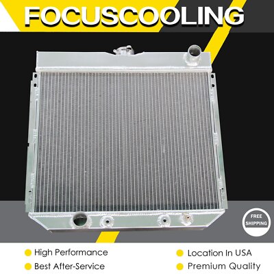 3 Row Aluminum Radiator For 1969-1970 Ford Mustang 70-77 Maverick 20 ...