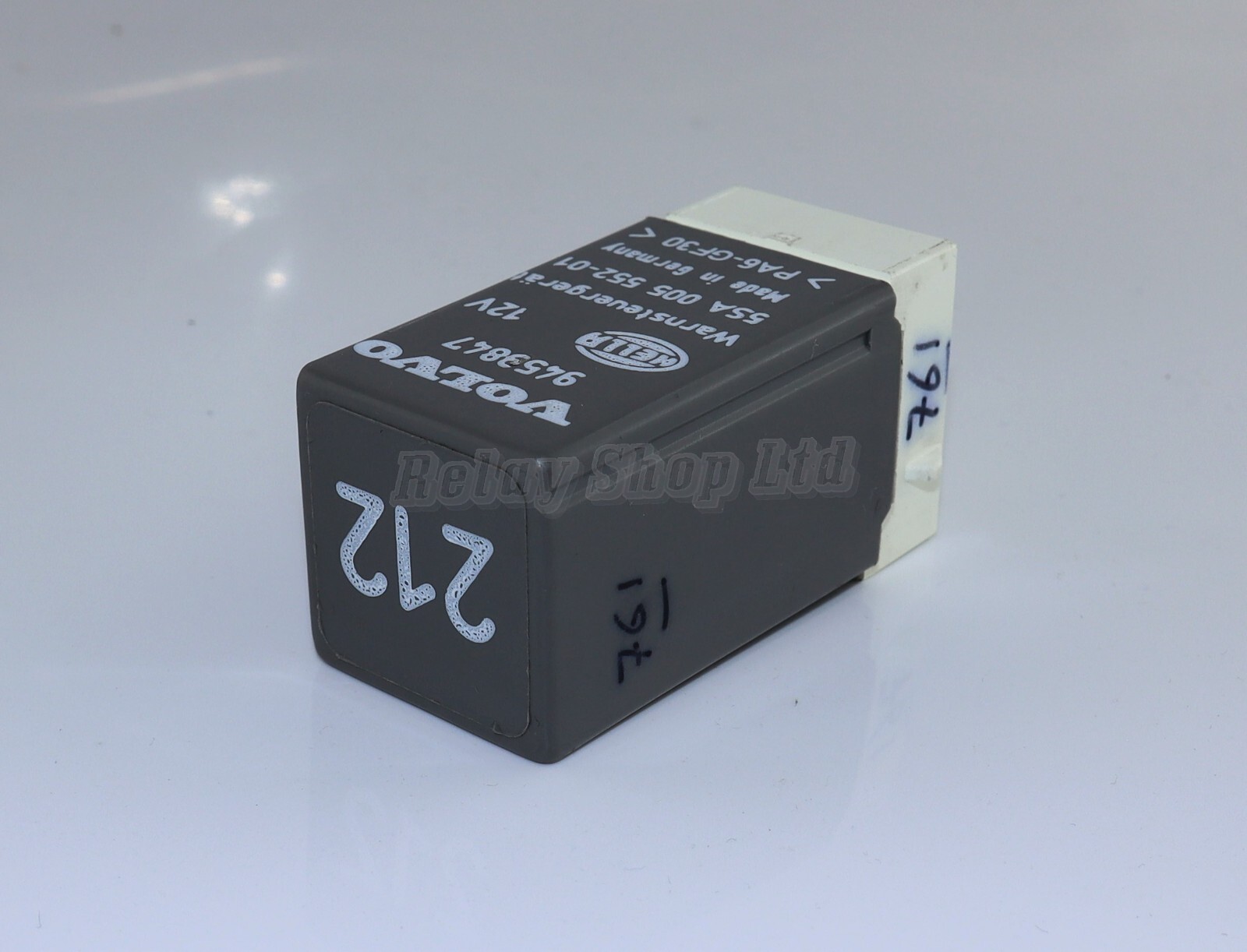 761-Volvo (88-98) 4-Pin Seat Belt Reminder Relay-212 9459847 5SA Hella ...