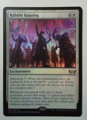 Rabble Rousing *FOIL Rare* Magic MtG x1 SNC Streets of New Capenna | eBay