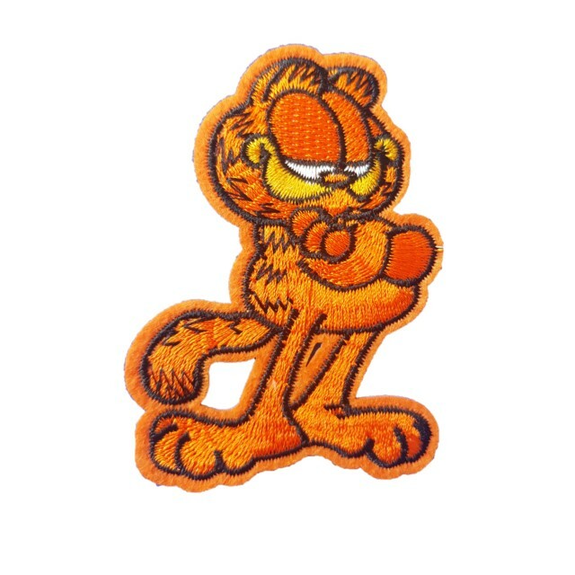 Garfield The Ginger Cat Iron On Patch sew on transfer Garfield TV show ...