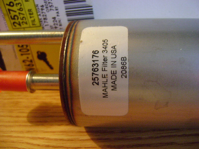 Cadillac GM OEM 04-09 Srx-fuel Filter 25763176 for sale online | eBay