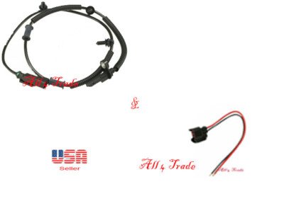 ABS Wheel Speed Sensor Front Left or Right with Connector Fit:Ford ...