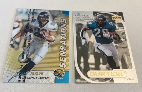Fred Taylor 1999 Topps Finest #140 AND Ovation Insert Card #CC2 Florida Gators | eBay