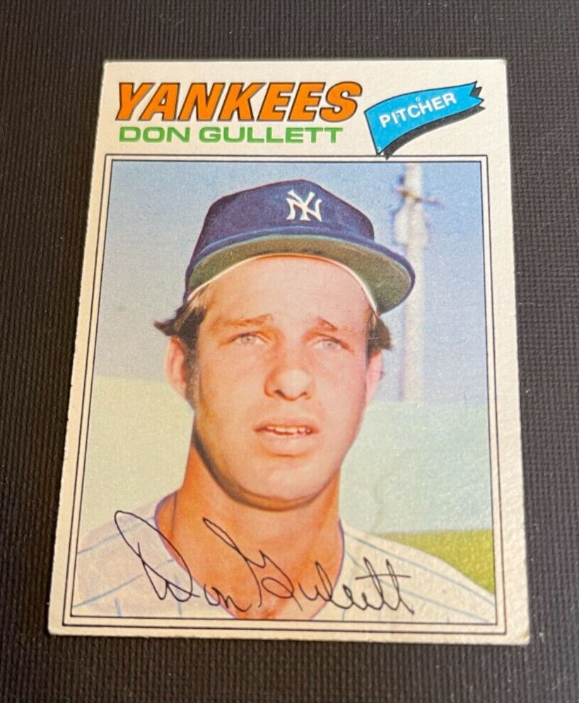 1977 TOPPS # 15 DON GULLETT YANKEES | eBay