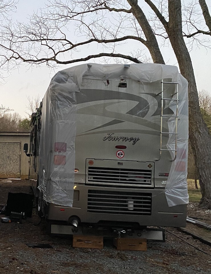 Winnebago journey rear bumper Cover OEM motorhome Rv fiberglass Diesel ...