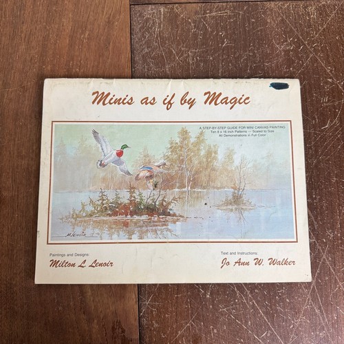 Minis as if by Magic Step by Step Mini Canvas Painting Guide 1983 ...