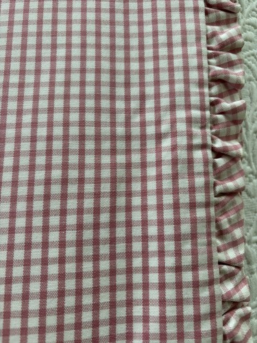 Cowtan And Tout Gingham Bed Throw Raspberry/white Check | eBay