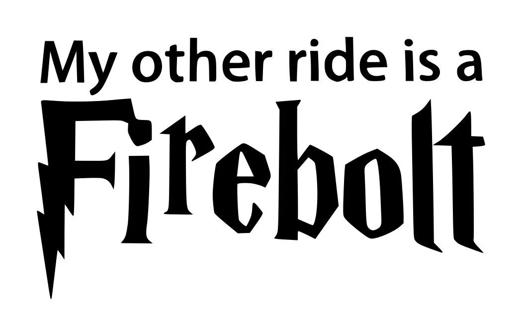 Harry Potter Riding Firebolt