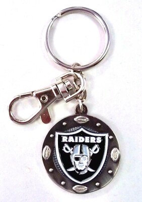 NFL Oakland Raiders Impact Keychain Key Ring Clip | eBay