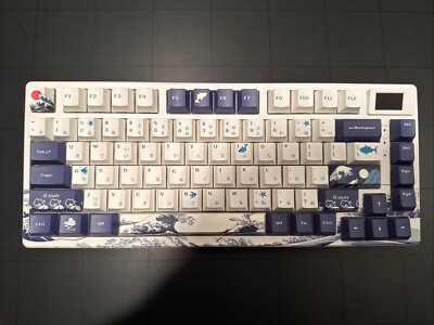 Womier S-k80 75% Mechanical Keyboard With Hot- Swappable RGB White Keys ...