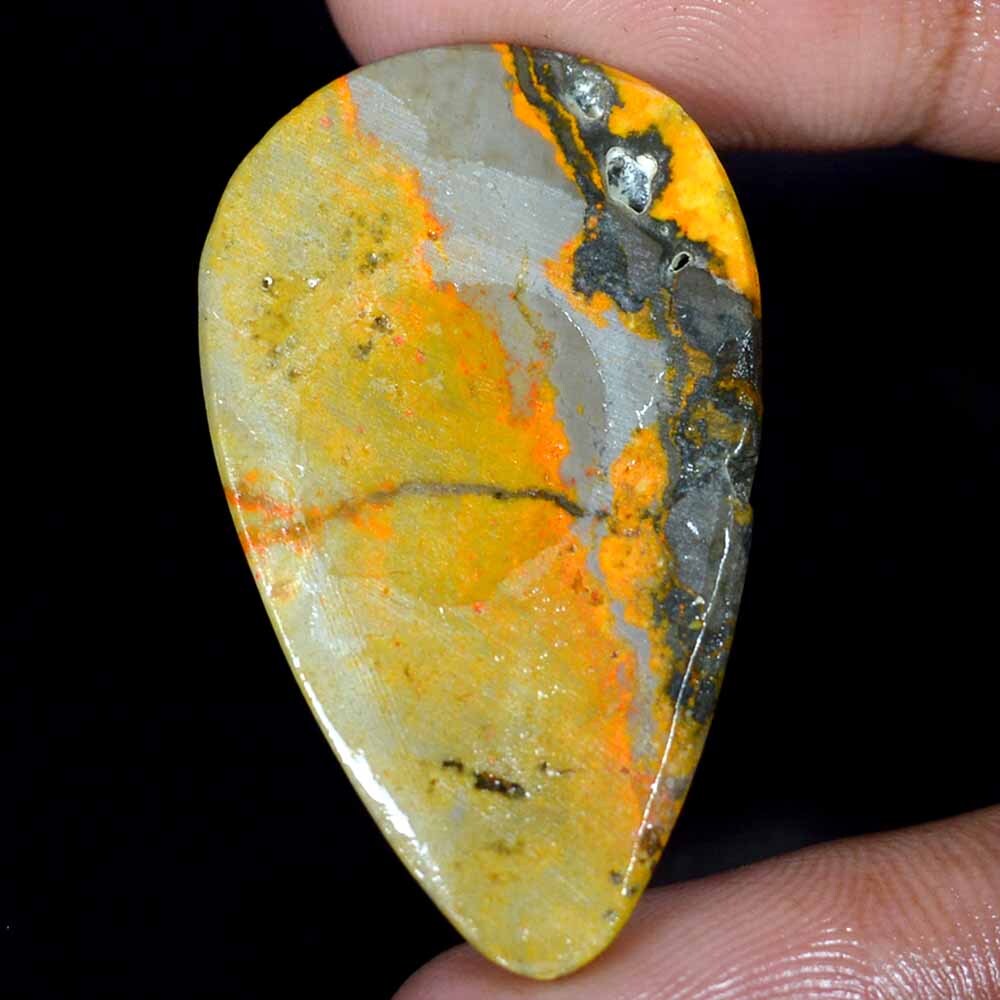 BUMBLEBEE JASPER ECLIPSE 35.25 Cts 100% Natural Loose Cabochon Gemstone ...
