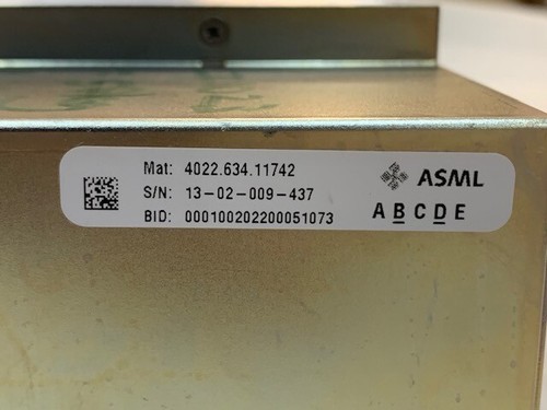 ASML Prodrive PAAC 550V-25A 4022.634.11742 Power Supply Unit Used | eBay