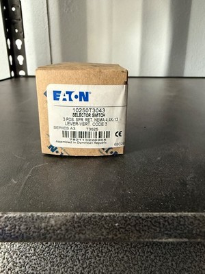 Eaton 10250T3043 3 Pos. Selector Switch New In Box USA | eBay