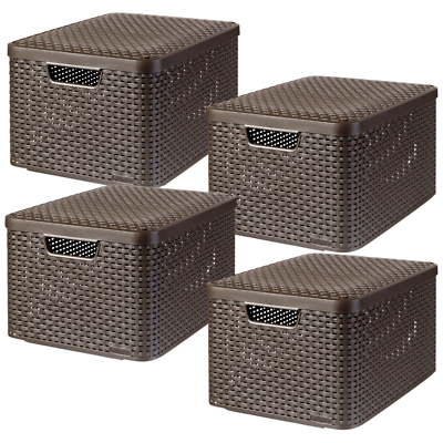 Curver Storage Boxes Large Curver 22L Storage Boxes, £5 At Homebase