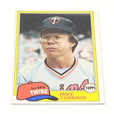 1981 Topps Baseball Mike Cubbage Minnesota Twins #657 | eBay