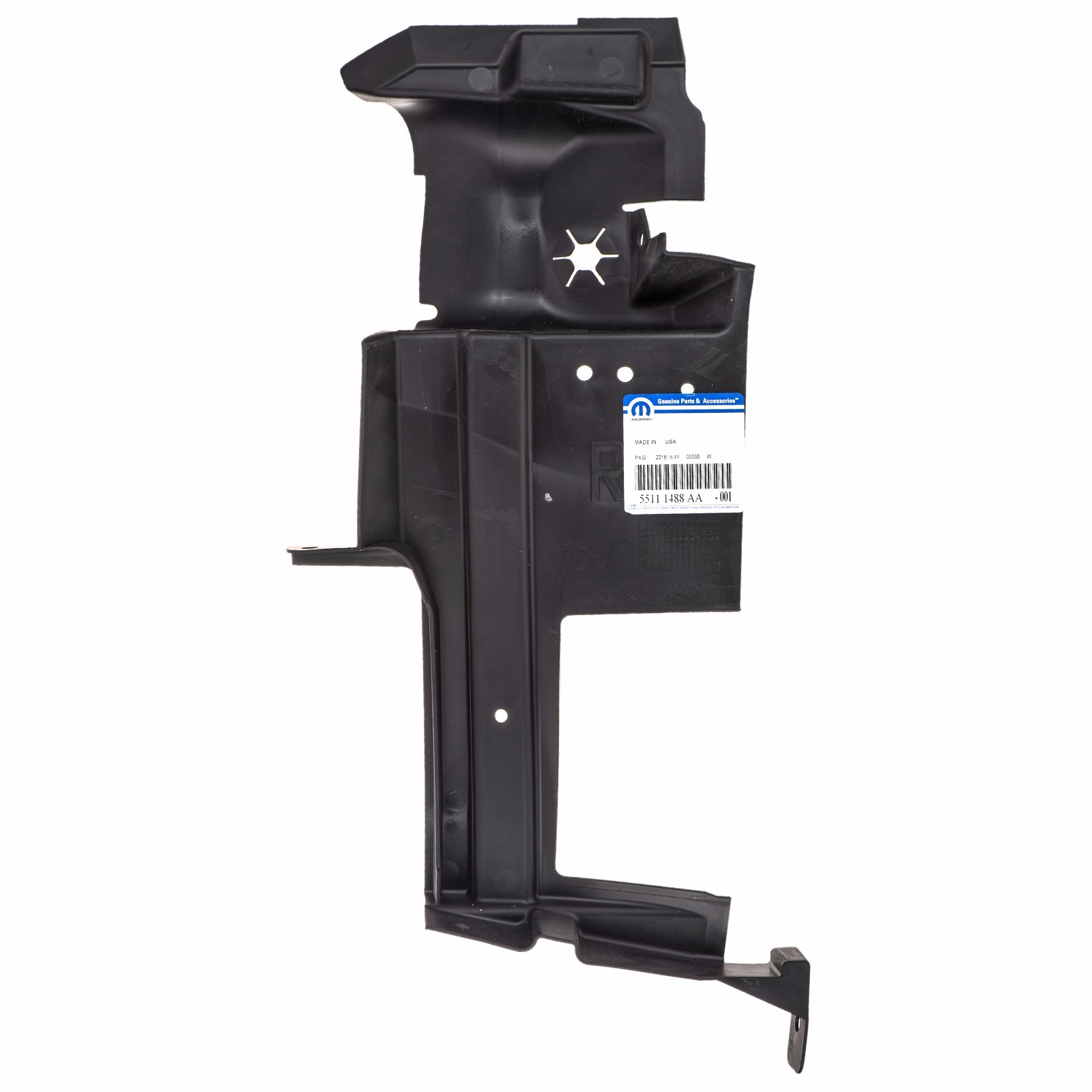 2013 DODGE DART RADIATOR SUPPORT SPLASH SHIELD RIGHT SIDE NEW MOPAR ...