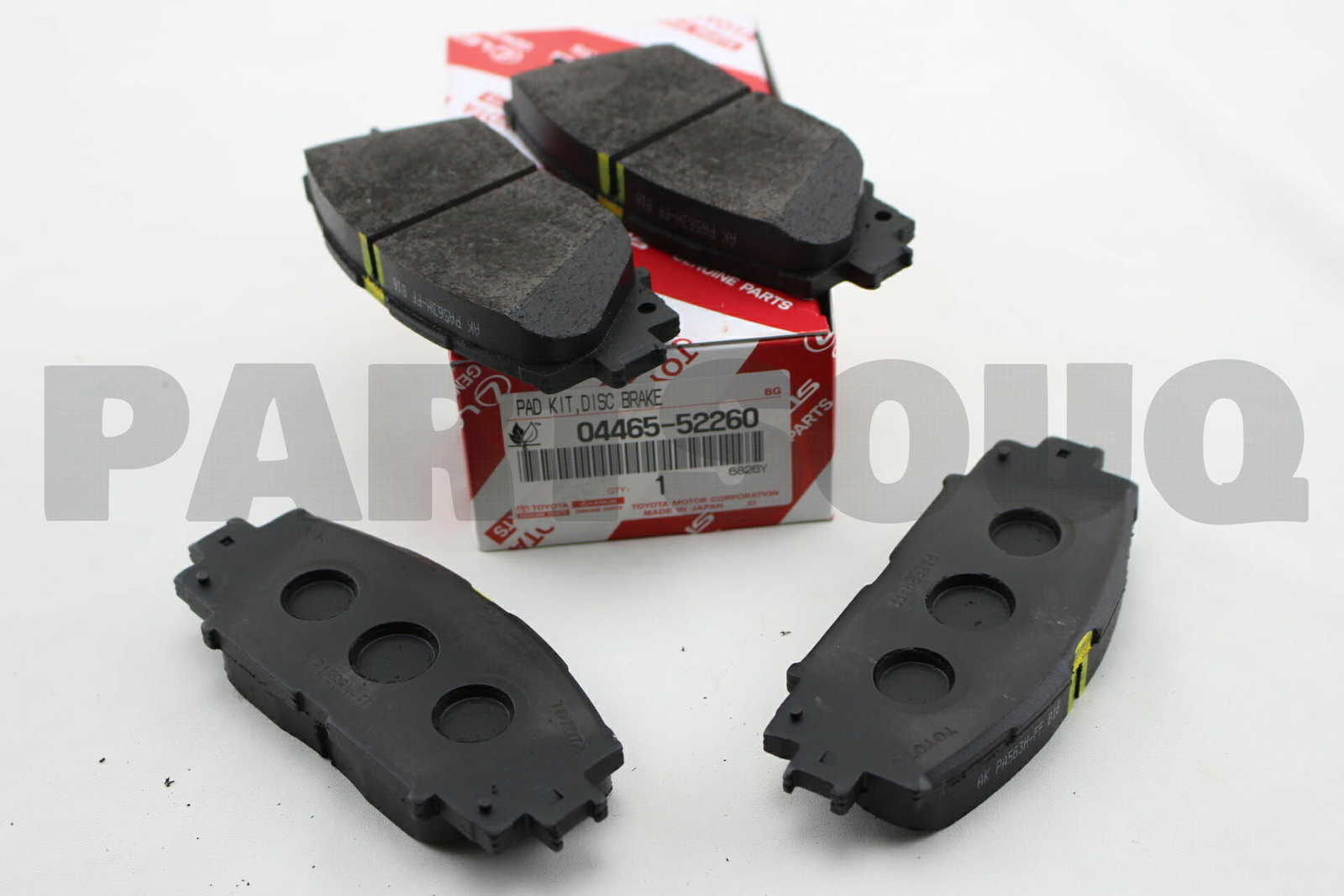 0446552260 Genuine Toyota PAD KIT, DISC BRAKE, FRONT 04465-52260 | eBay