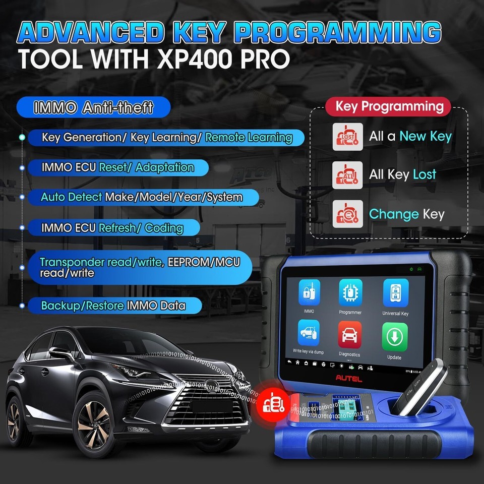 Autel MaxiIM IM508S PRO w/ XP400 PRO as IM608 Pro II IMMO Key ...