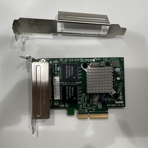 Supermicro AOC-SGP-i4 4 Port 1GbE Ethernet Card | eBay