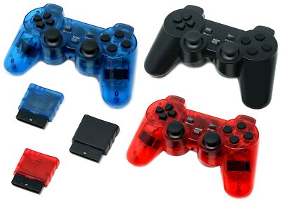 Wireless Controllers for PlayStation PS2 by Voomwa + Pick your Color ...