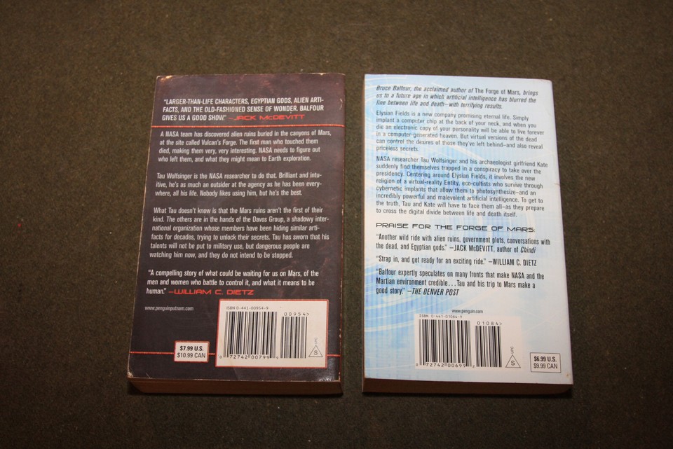 Lot of 2 Bruce Balfour PBs - The Forge of Mars & The Digital Dead | eBay