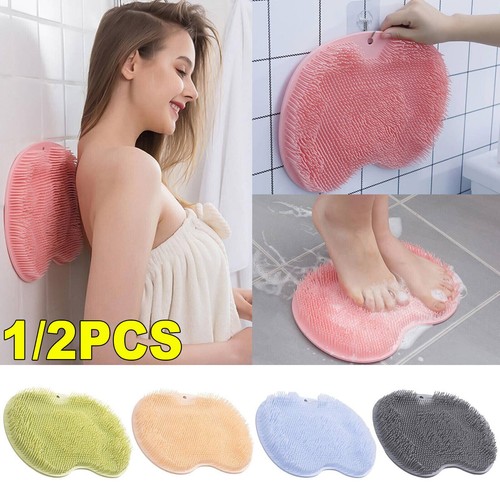 Foot Back Body Scrubber Massager Pad Shower Bath Exfoliating Brush ...
