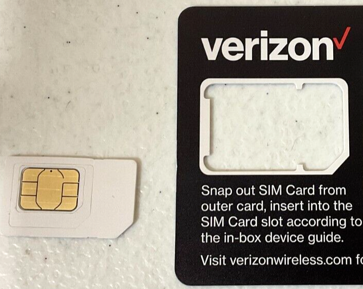 Verizon 5G Triple Punch SIM Card BULKSIM5G-SA-A ️️ ️️ NEW! 840168005024 ...