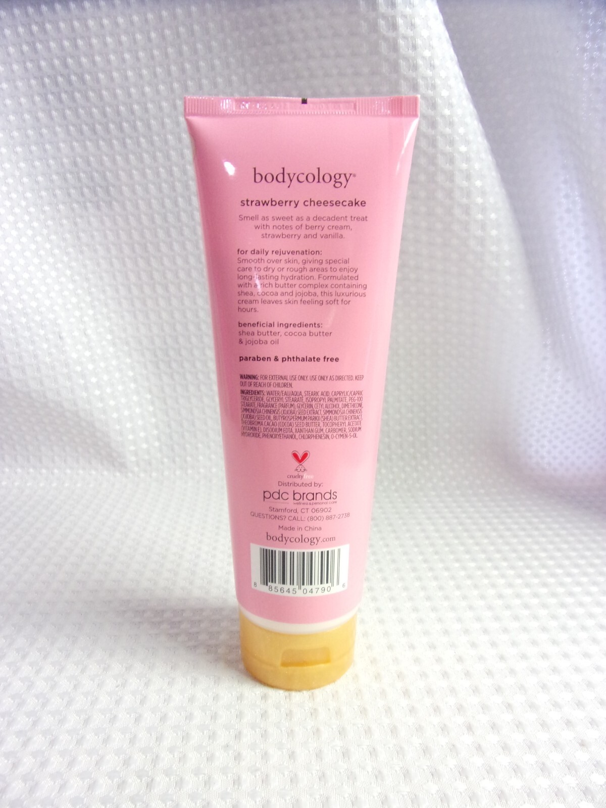 Bodycology STRAWBERRY CHEESECAKE Body Cream Lotion 8Oz BRAND NEW! | eBay