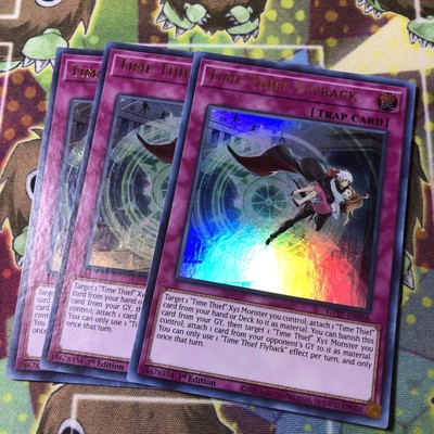 Yugioh! x3 Time Thief Flyback GFTP-EN068 Ultra Rare 1st ed | eBay