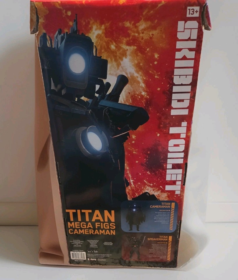 Skibidi Toilet Titan Mega Figs Figure Toy 24 inch NIB !! | eBay