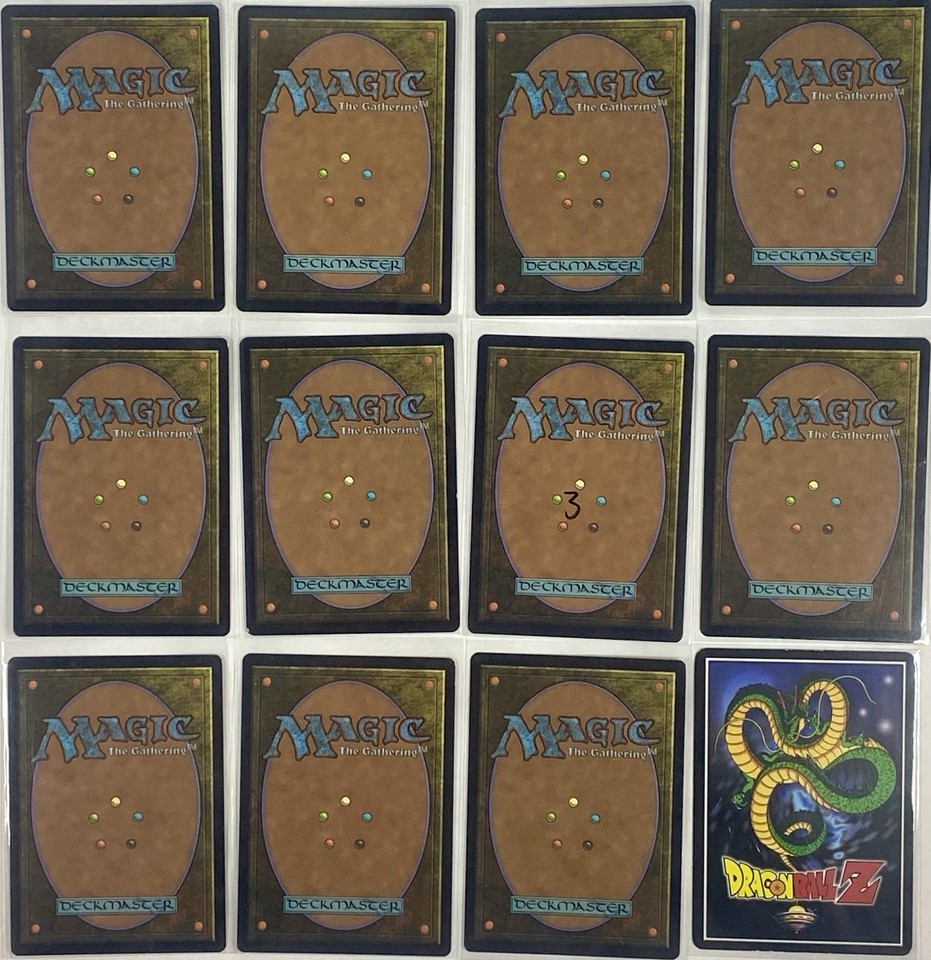 Magic The Gathering MTG Lot Of Cards With Dragon Ball Z Trading Card ...
