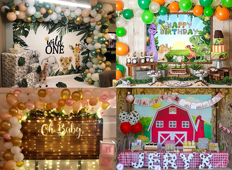 Winnie The Pooh Backdrop Baby Shower Kids Birthday Party Photo ...