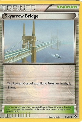 91/99 Skyarrow Bridge Reverse Holo Card: Pokemon TCG BW-04 Next Destinies | eBay UK