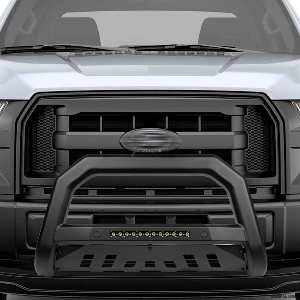 Topline For 2022-2024 Frontier AVT LED Bull Bar Guard w/Sensor Open wb ...