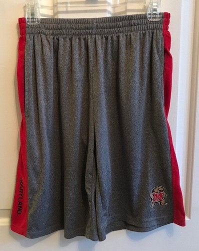 UMD Maryland Basketball Athletic Shorts Colosseum Mens M Grey Terps ...