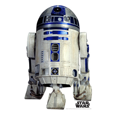 R2-D2 Star Wars Artoo Deetoo Droid Lifesize CARDBOARD CUTOUT Standup ...