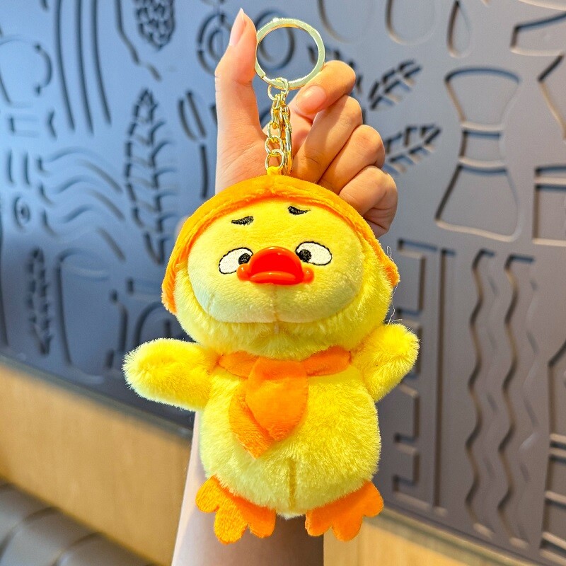 Cute Annoying Duck Kawaii Duck Keychain Yellow Duck Pendant Plush ...