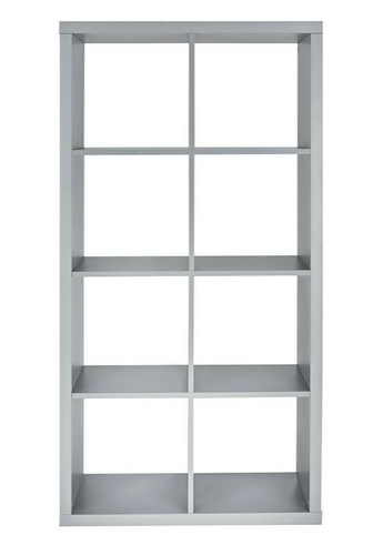 Squares Plus 8 Cube Storage Unit - Grey | Modern Organizer Shelves ...