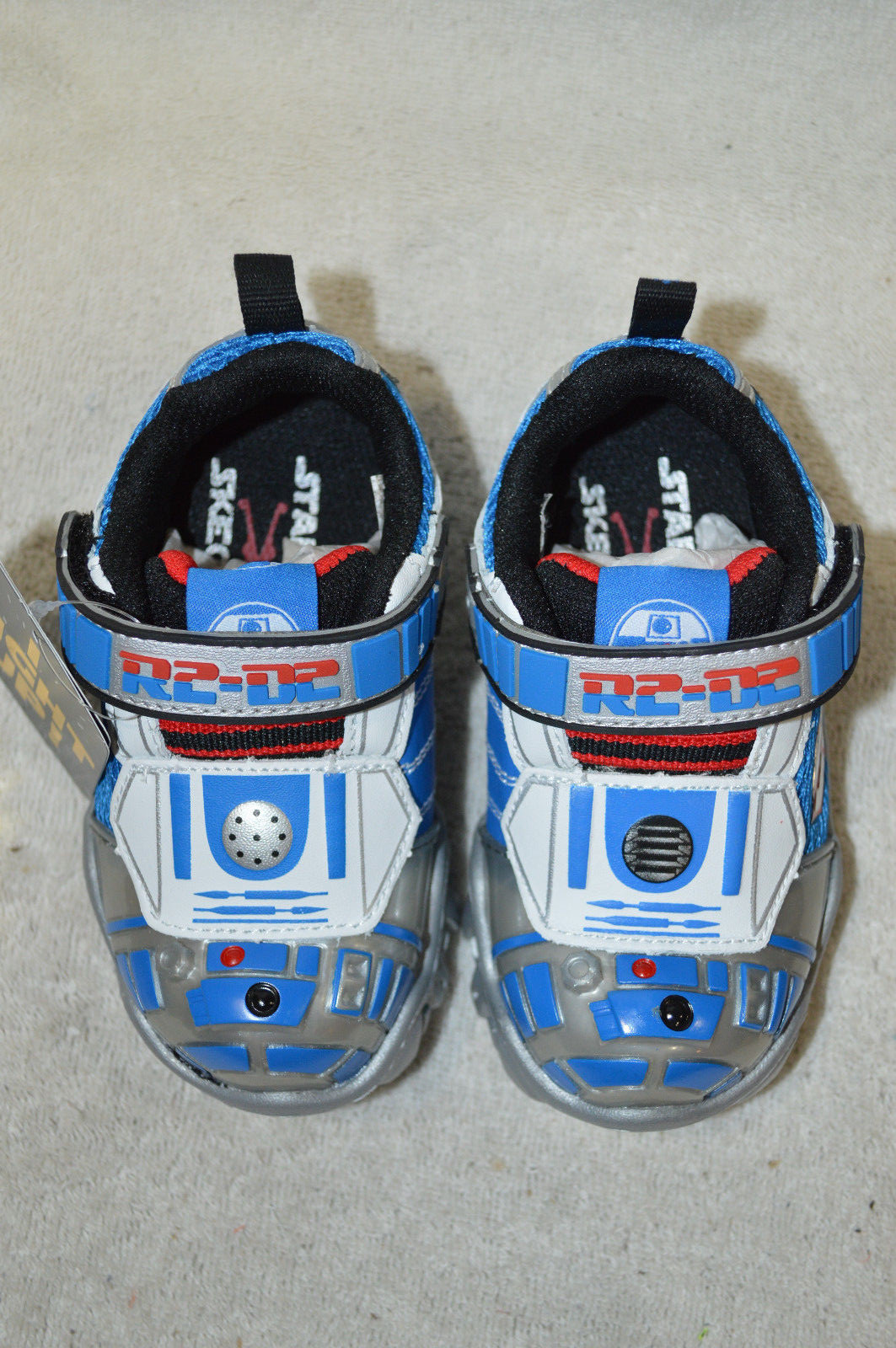 Skechers Toddler Boy's Star Wars Damager III Astromech Light Up Shoes ...