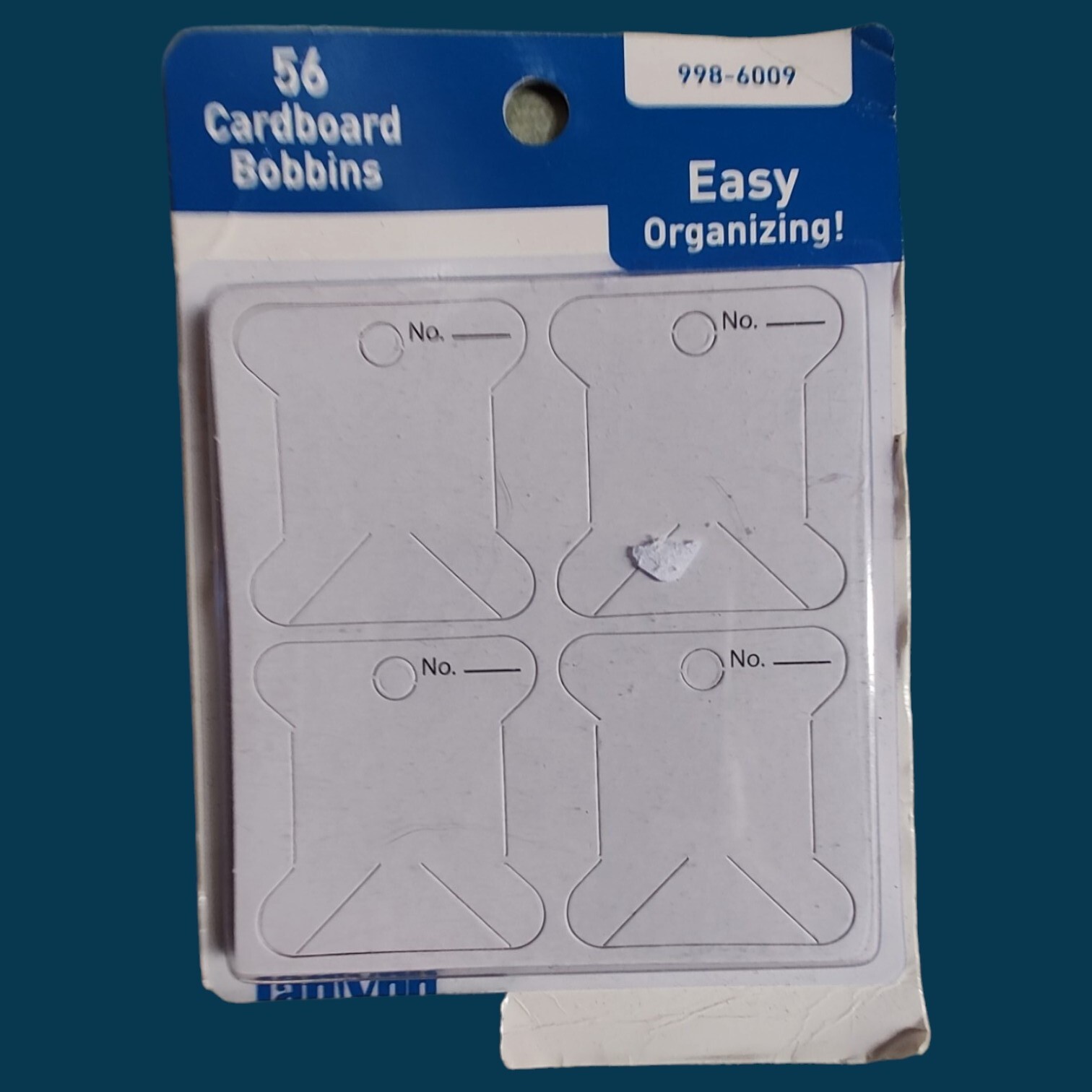 Janlynn Needlecraft 56 Cardboard Bobbins Easy Organizing 998-6009 | eBay