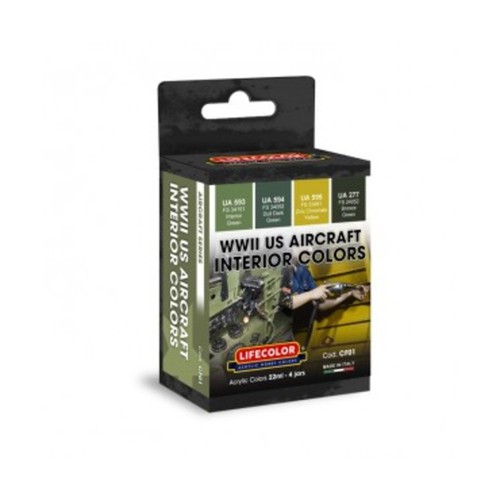 Lifecolor Miniatures - Accessory - Paint WWII US Aircraft Interior ...