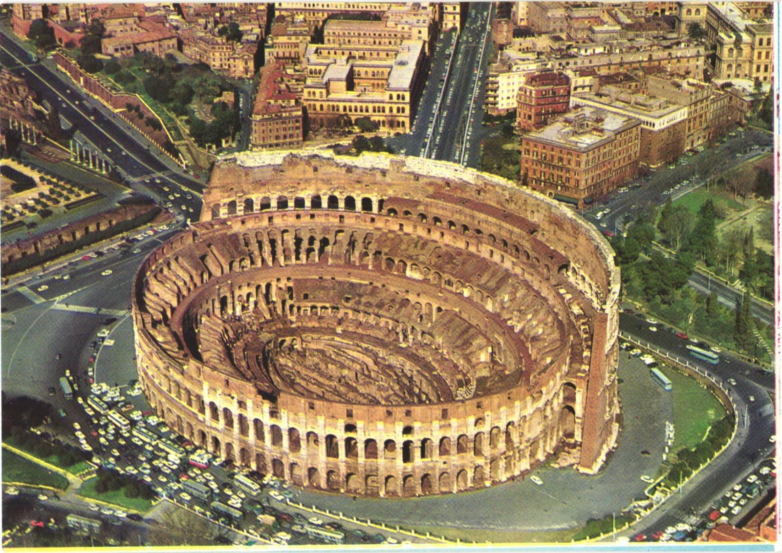 Aerial View Of The Colosseum